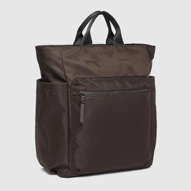 Bronx Nylon Backpack Chocolate by Louenhide – pomegranate.com.au